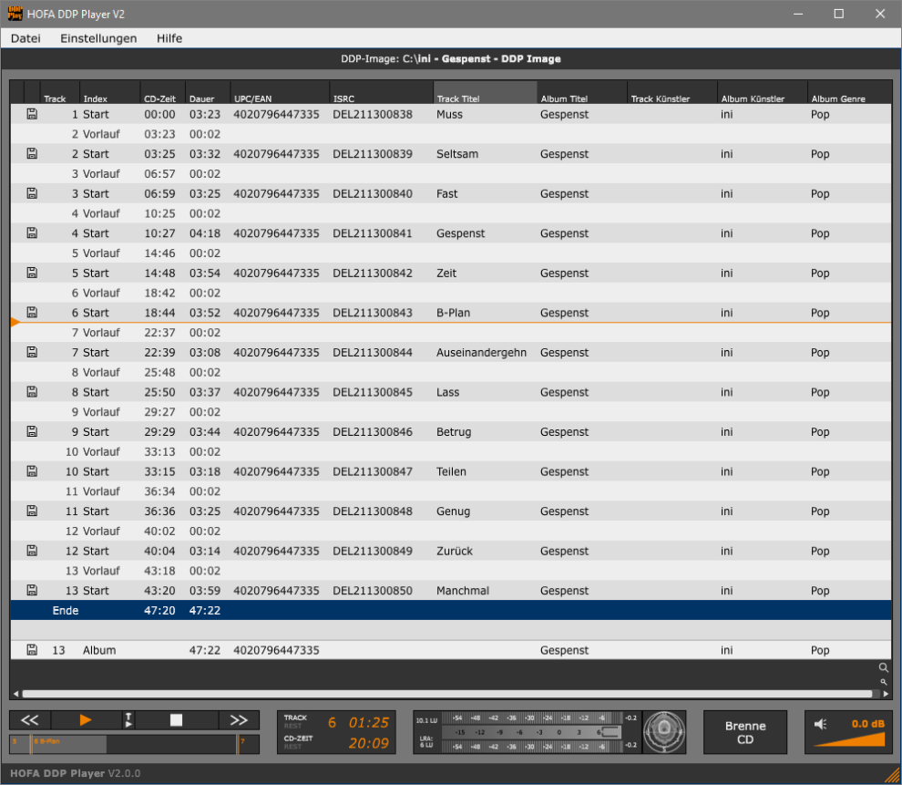 DDP Player V2 - HOFA-Plugins